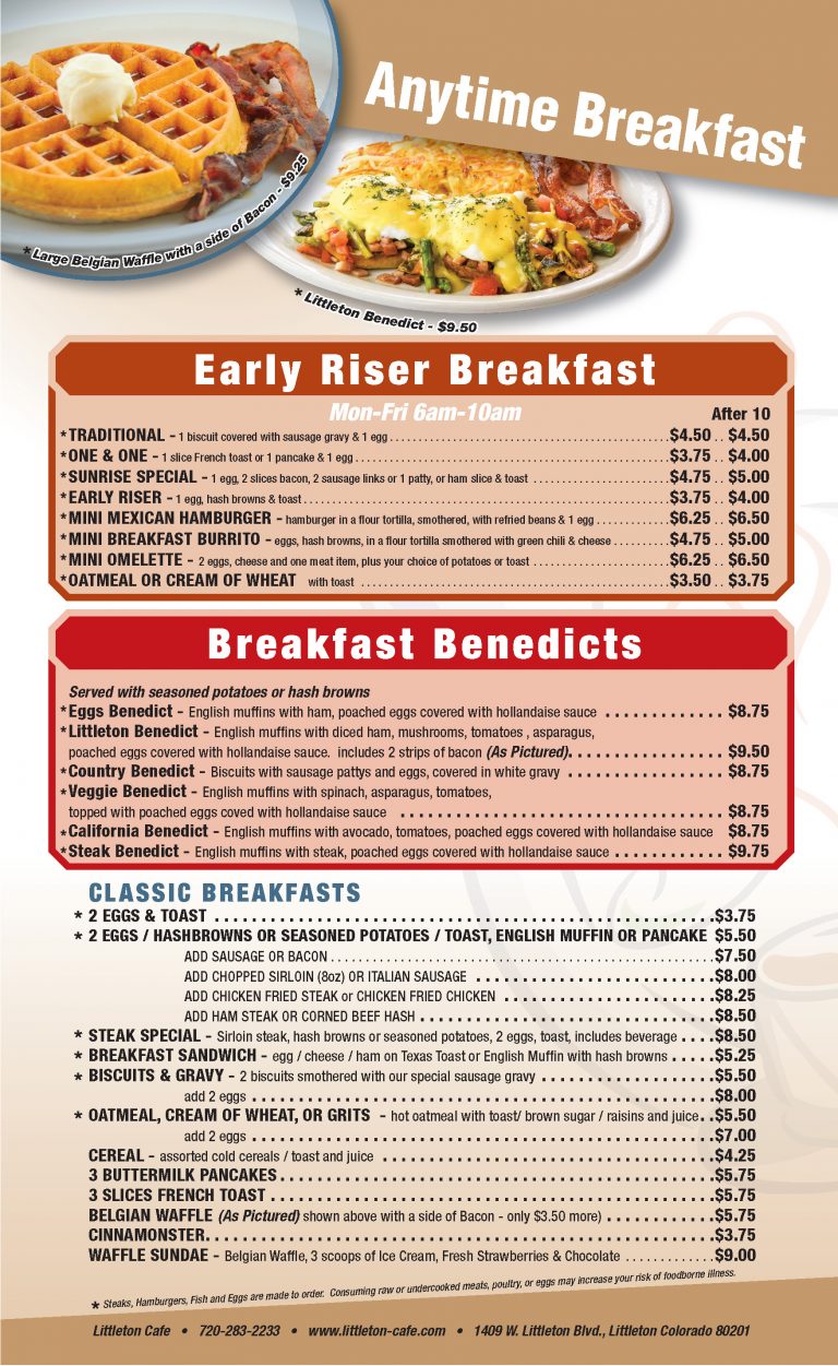 Anytime Breakfast pg1 | Littleton Cafe